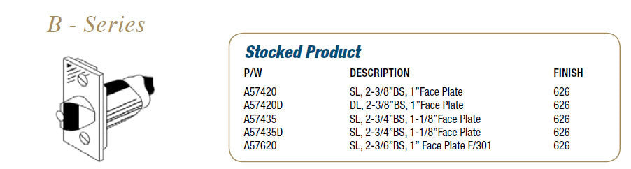 Falcon B SERIES LATCHES – Doors and Specialties Co.