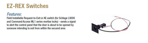 Command Access EZ-REX Switches – Doors and Specialties Co.